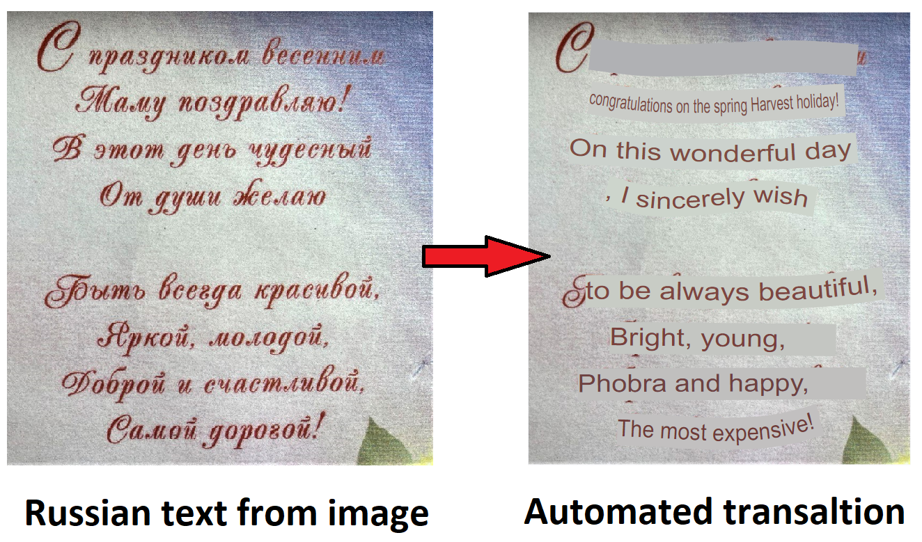 Image Translation Services: Russian to English Per Word $0.06